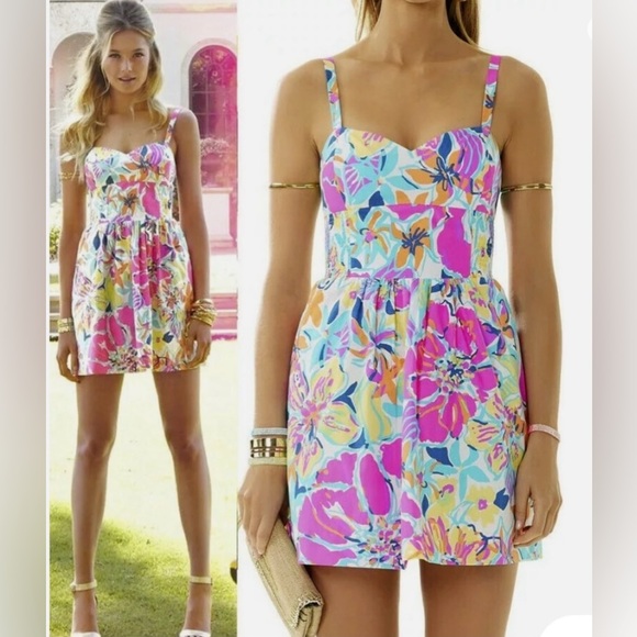 Lilly Pulitzer | Dresses | Lilly Pulitzer Christine Fit And Flare Dress ...